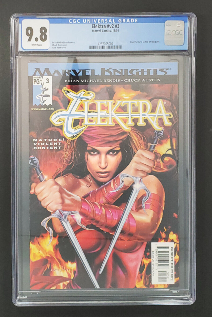 Elektra #3 CGC 9.8 2nd Print (2001, Marvel Comics) - Cool Vintage Toys